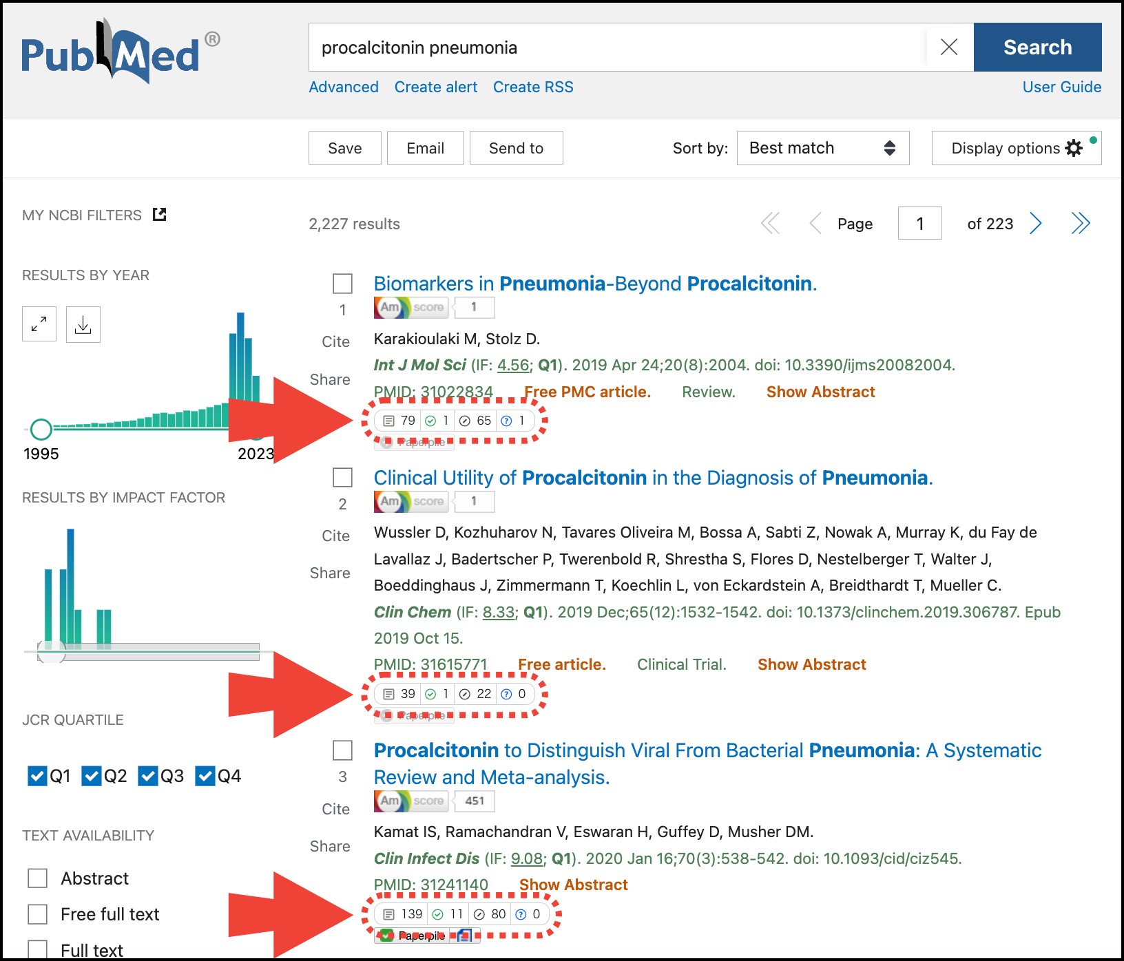 PubMedで論文の引用数を表示するツール【Scite】 | 医学放浪記